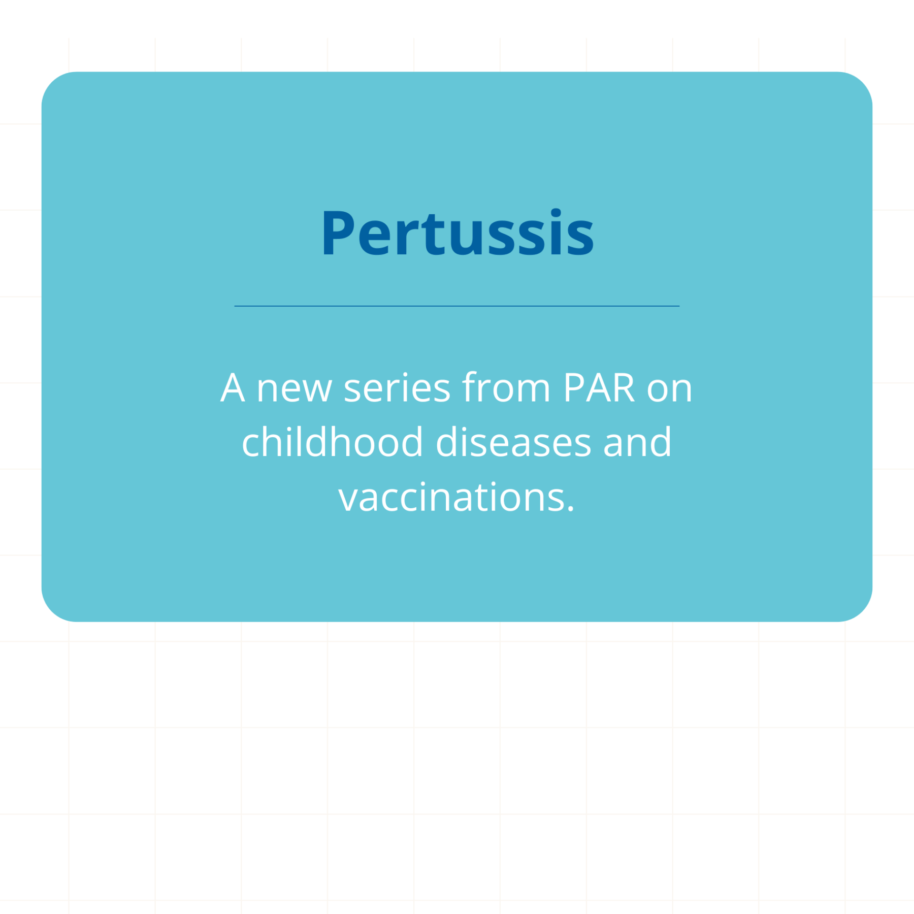 What is Pertussis and why is there a vaccine? - Pediatric Associates of ...